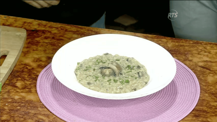 Receta del día: risotto con hongos portobello - RTS siempre contigo