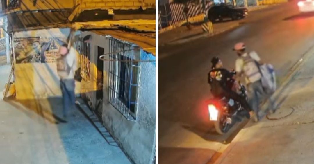 Captan a reciclador sustrayendo calzado de una casa en la Pancho Jacome ...
